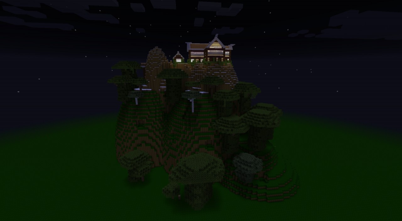 (mcedit Mountain)+House Minecraft Map