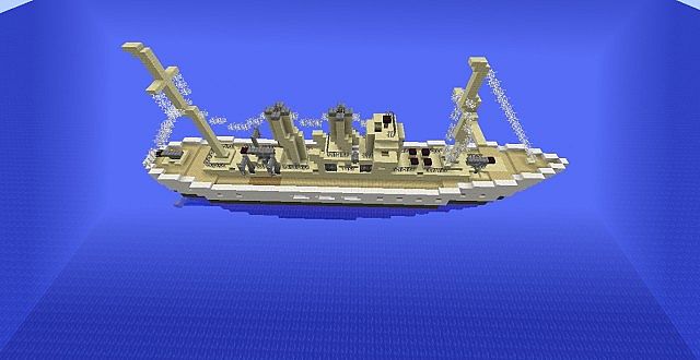 M-552 (A Small BattleShip) Minecraft Map