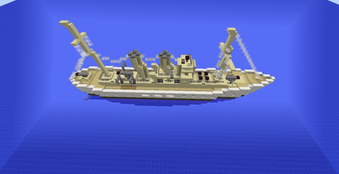 M-552 (A Small BattleShip) Minecraft Map