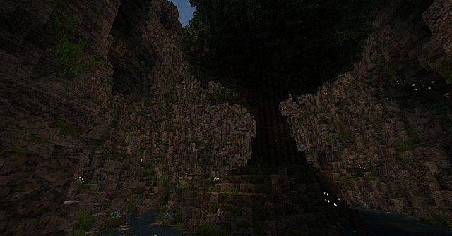 Azurine Falls. Minecraft Map