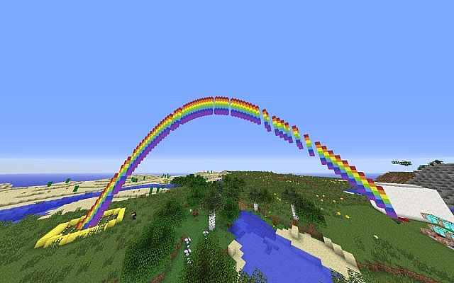 Rainbow Emitter! Minecraft Map