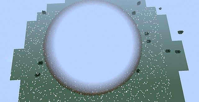 huge hole Minecraft Map