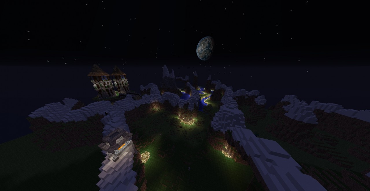 Wizard Tower + Added Mountains Minecraft Map