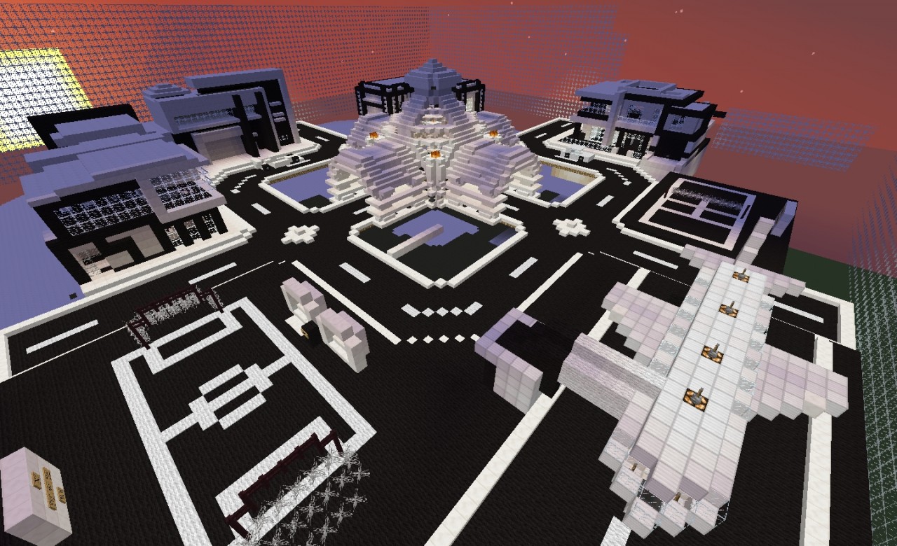 Hunger Games Black And White Map For Server Minecraft Map