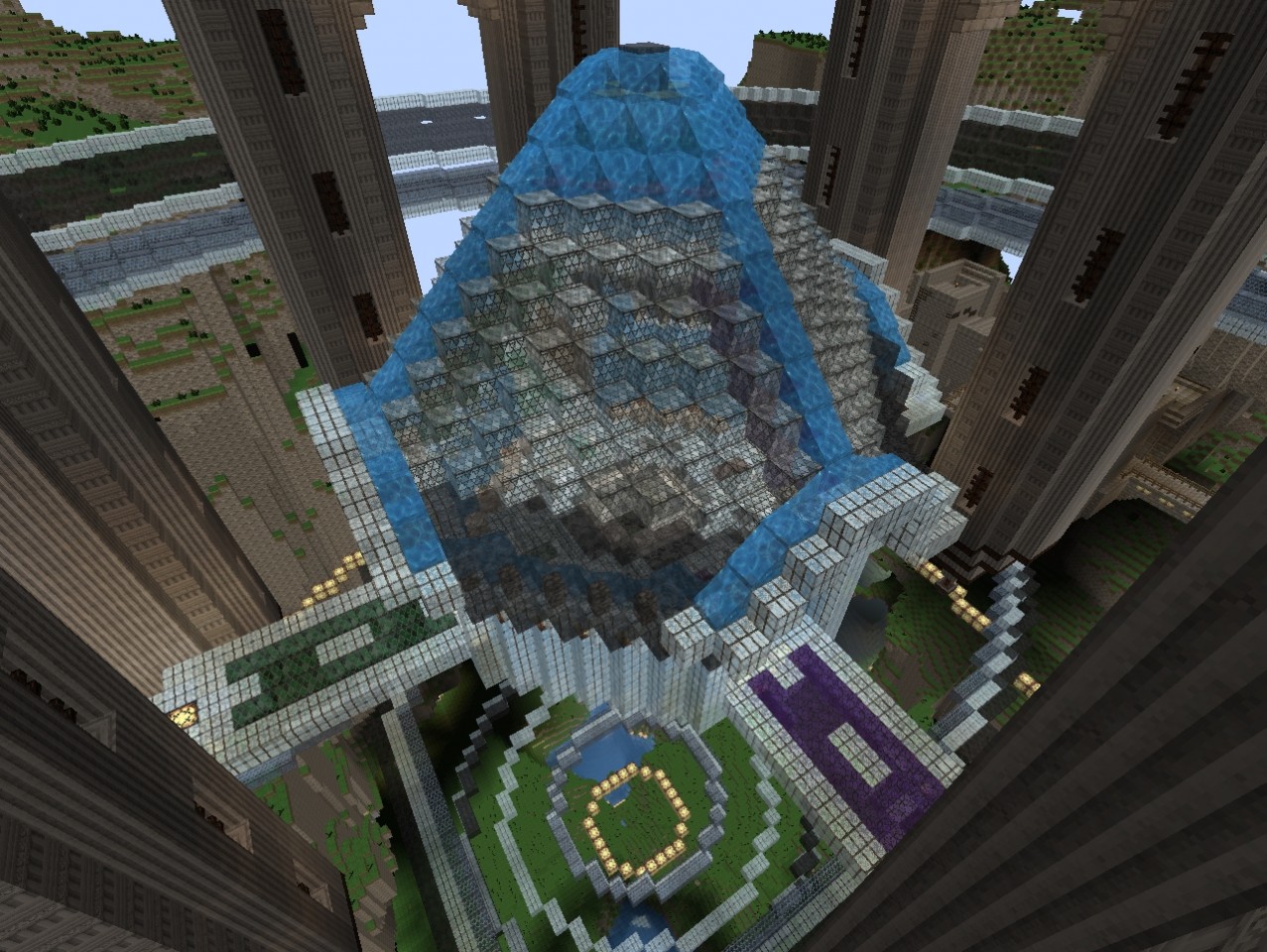 Sky Spawn Minecraft Map