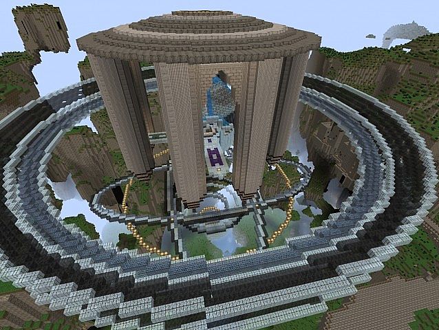 Sky Spawn Minecraft Map
