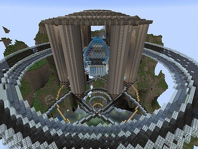 Sky Spawn Minecraft Map