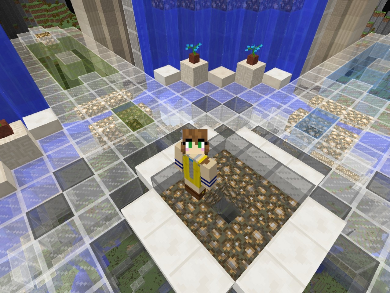 Sky Spawn Minecraft Map