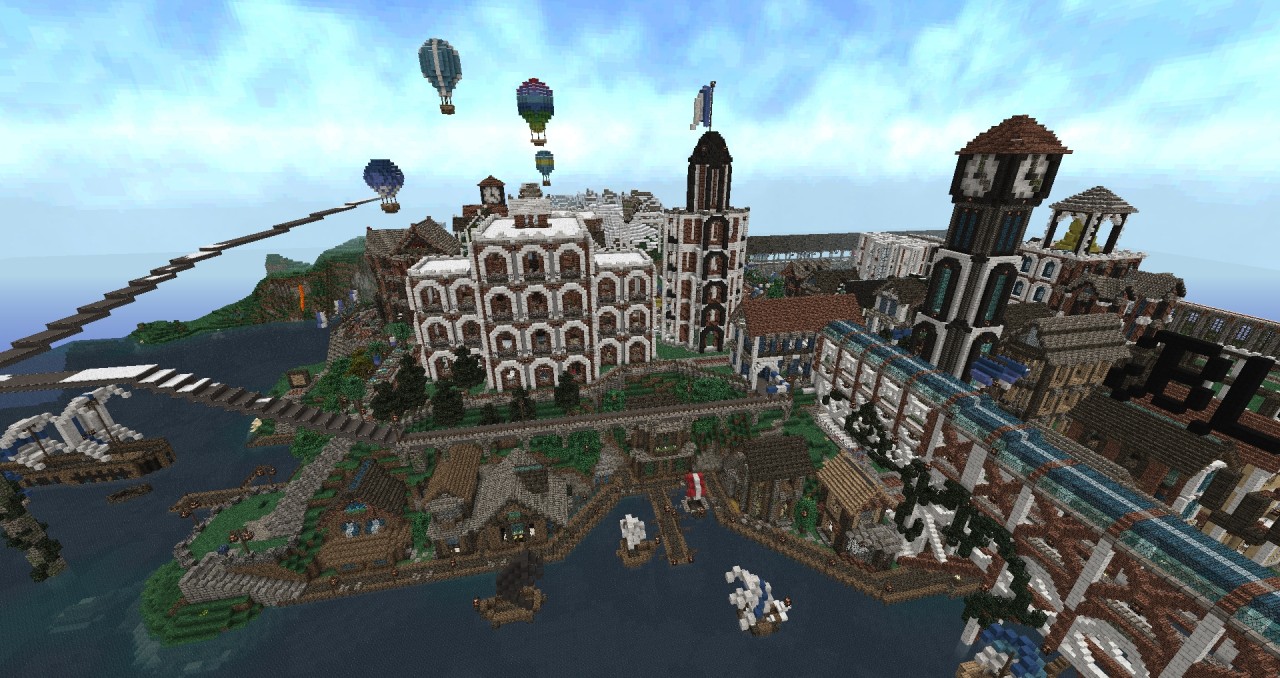 Big 22 City/Town World WIP Minecraft Map