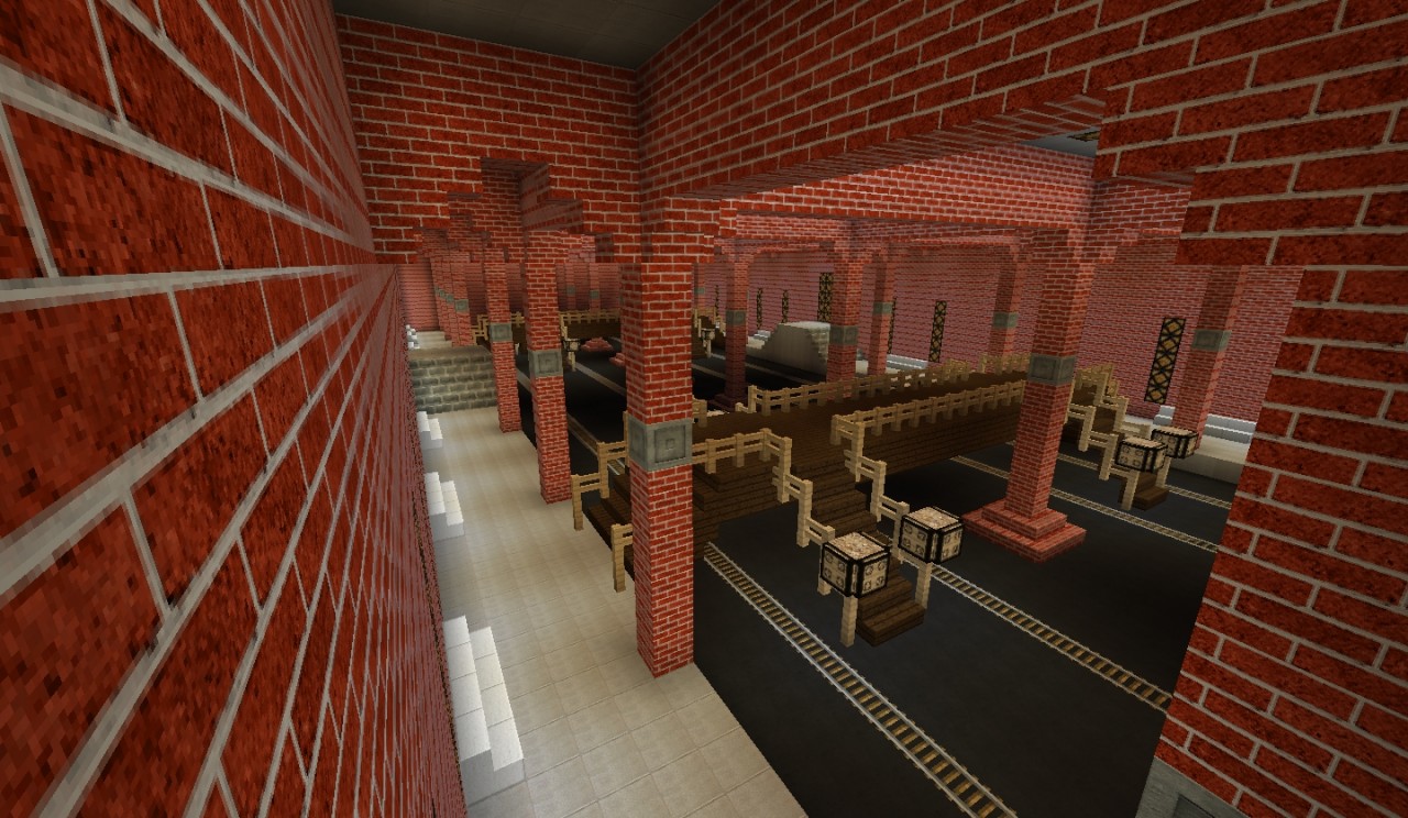 Huge Train Station Minecraft Map