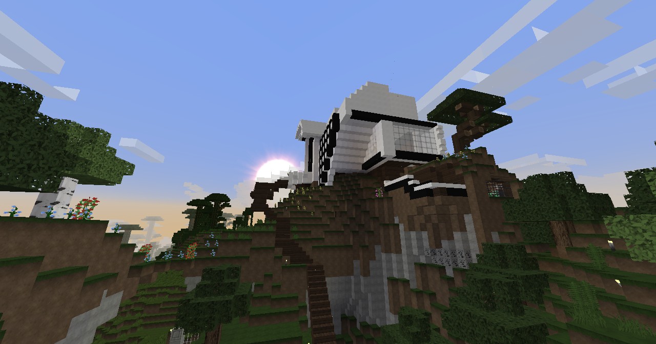 Eco Modern Glam House Minecraft Map