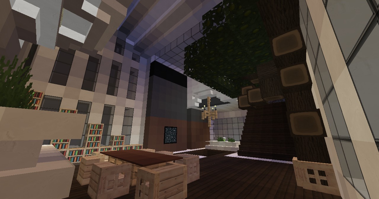 Eco Modern Glam House Minecraft Map