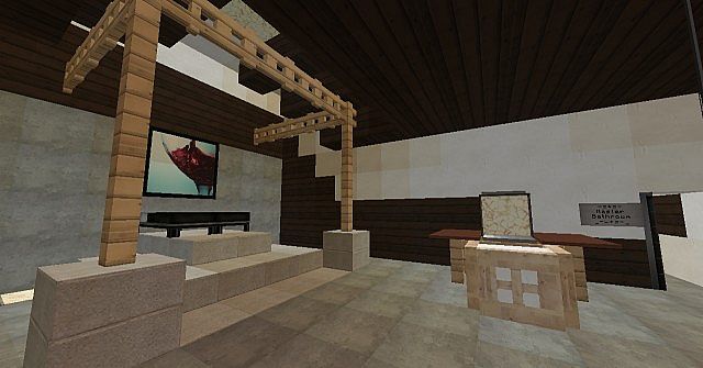 Eco Modern Glam House Minecraft Map