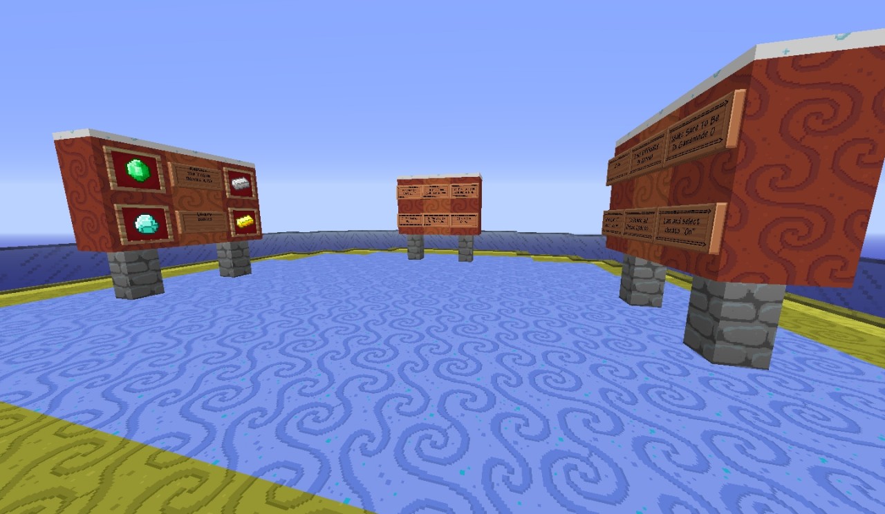 Luckey Block Singleplayer - Race / Minigame Minecraft Map