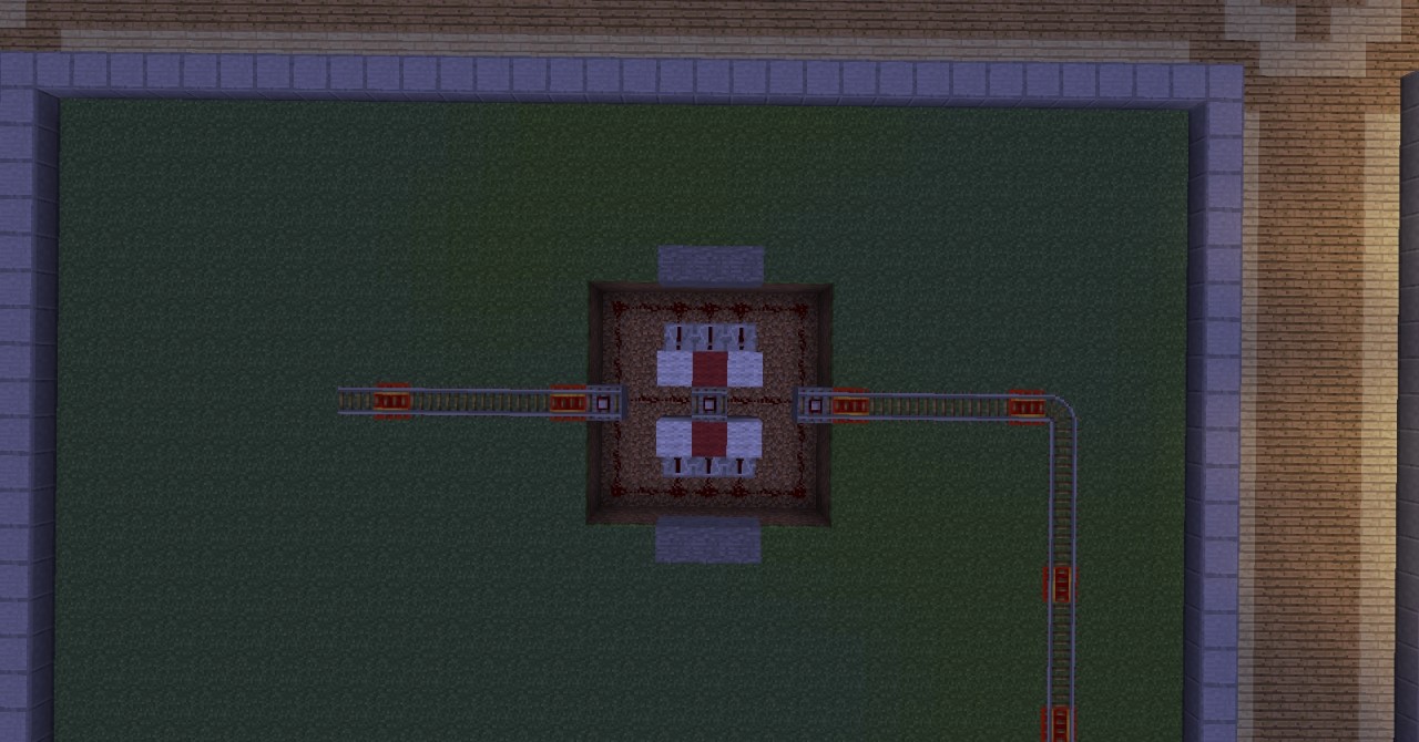 Railroad Crossing design Minecraft Map