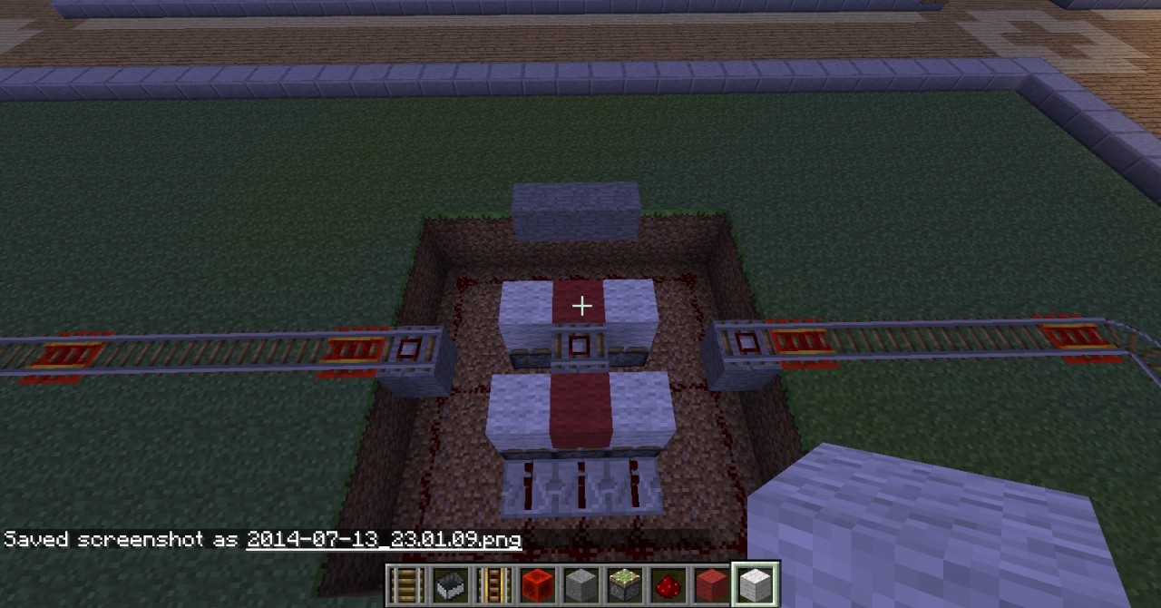 Railroad Crossing design Minecraft Map
