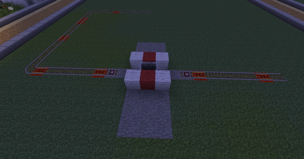 Railroad Crossing design Minecraft Map
