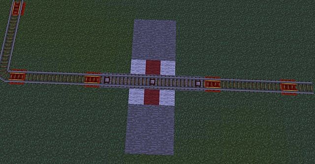 Railroad Crossing design Minecraft Map