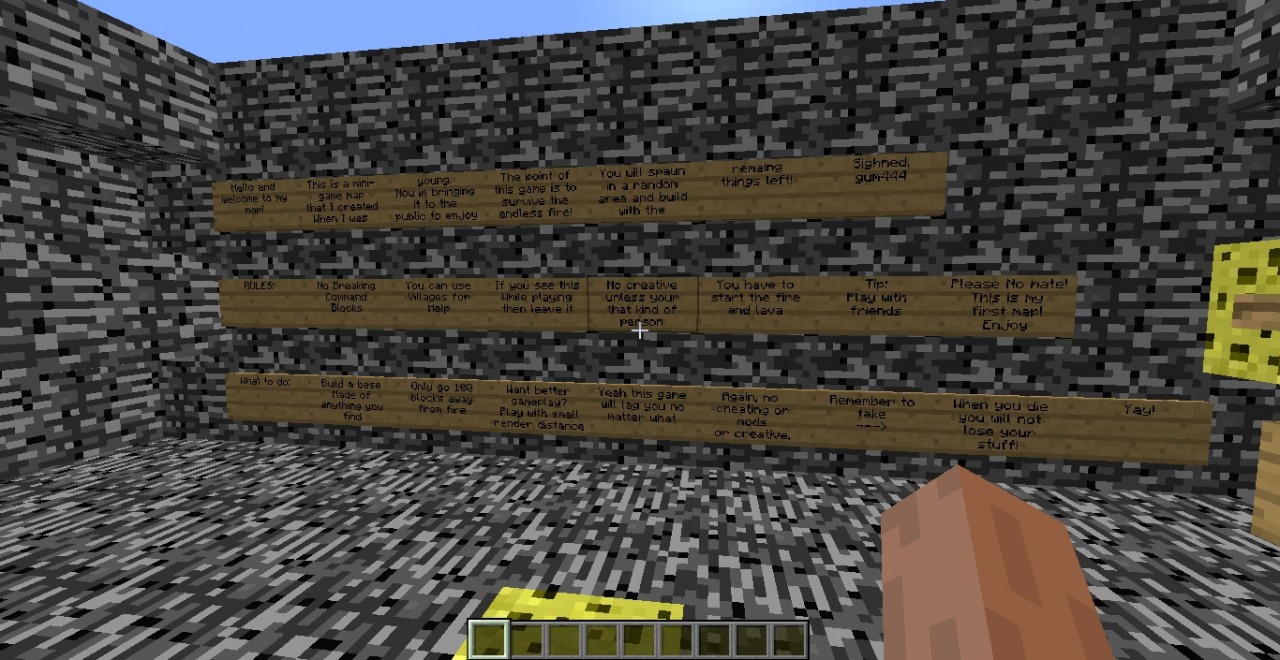 The Fire Run Minecraft Map