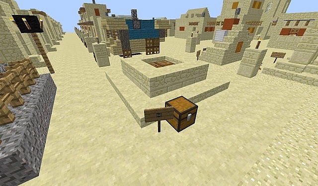 BIP Desert Village V2 Demo Build Minecraft Map