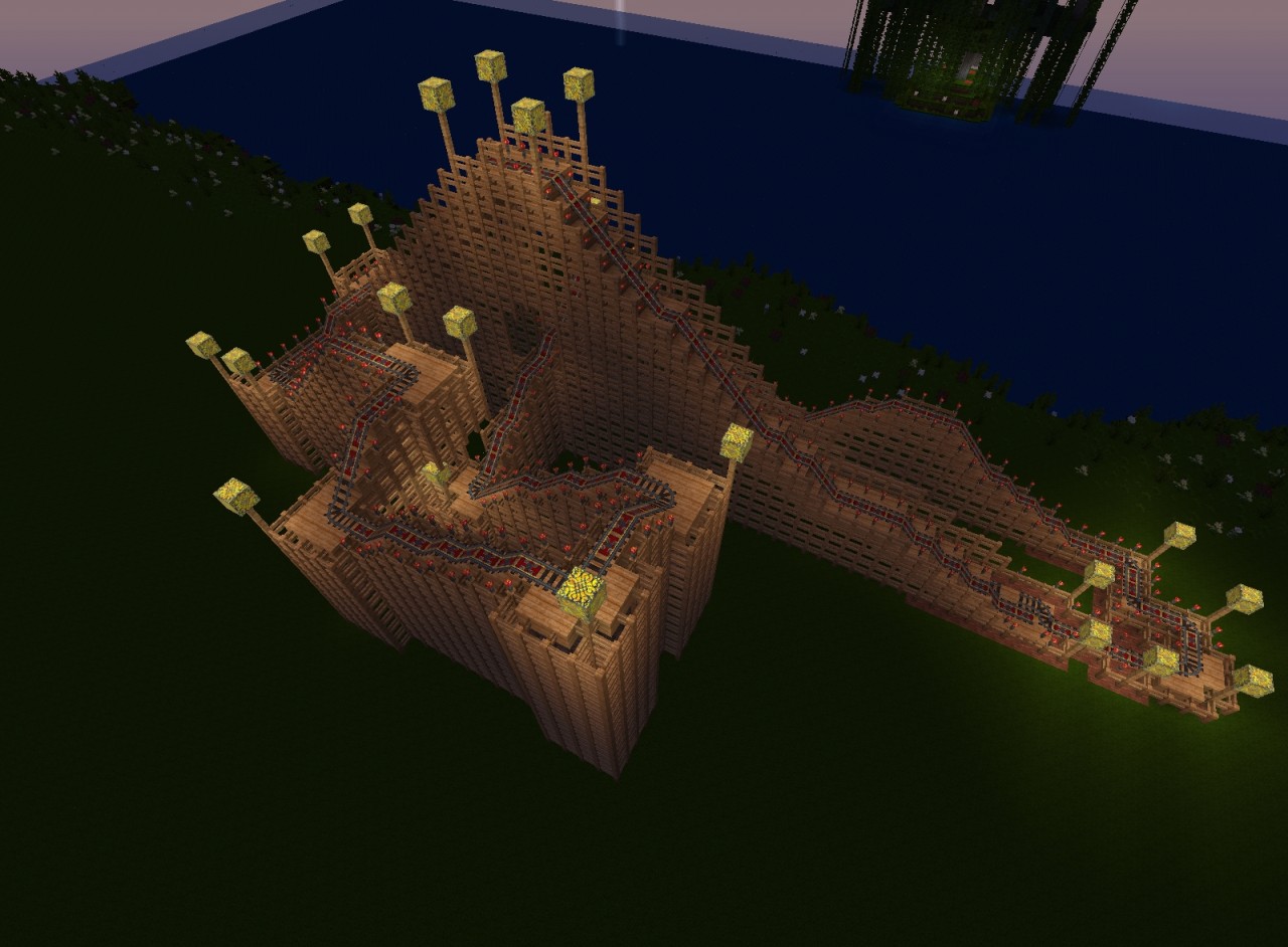 ROLLERCOASTER - ACHTERBAHN Minecraft Map