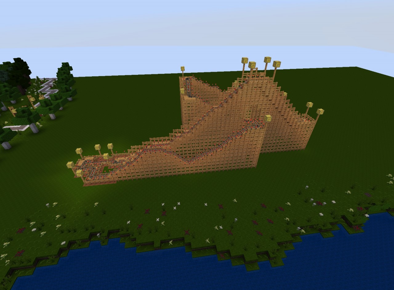 ROLLERCOASTER - ACHTERBAHN Minecraft Map