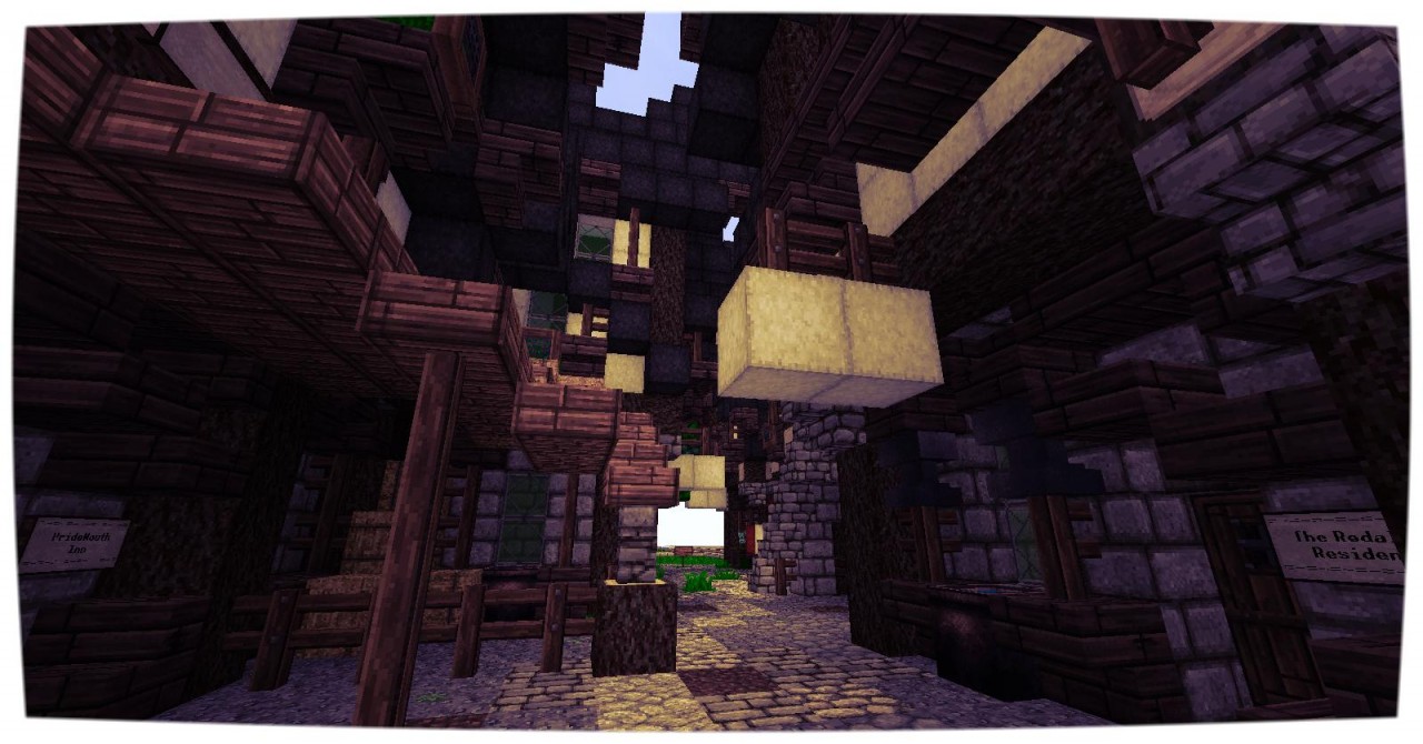 The Alley Scene: A small plot build Minecraft Map