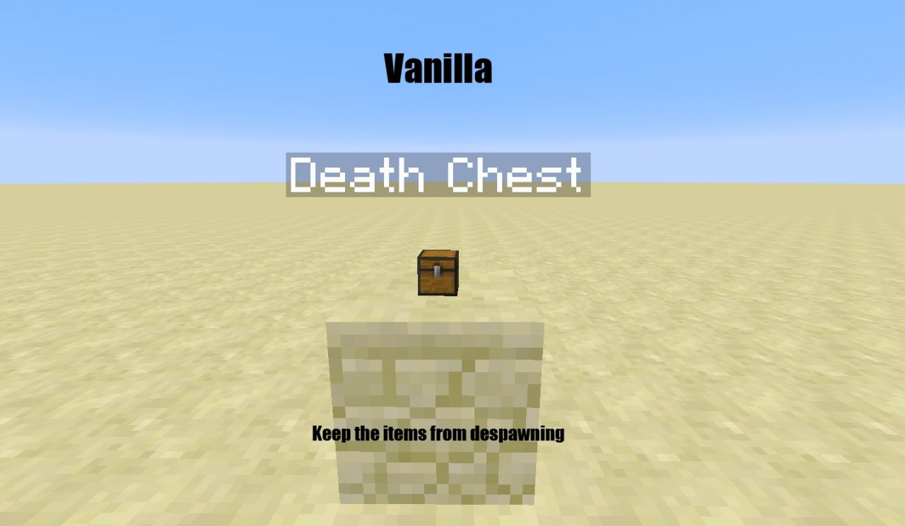 Minecraft - Vanilla Death Chest Minecraft Map