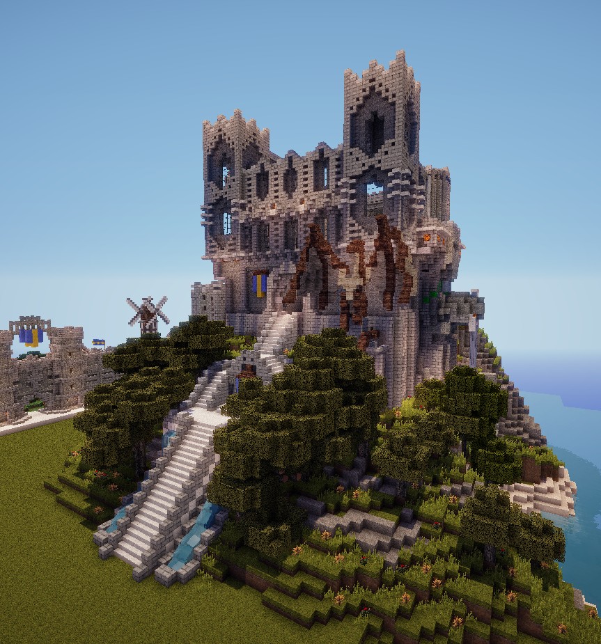 The Castle on the Hill Minecraft Map