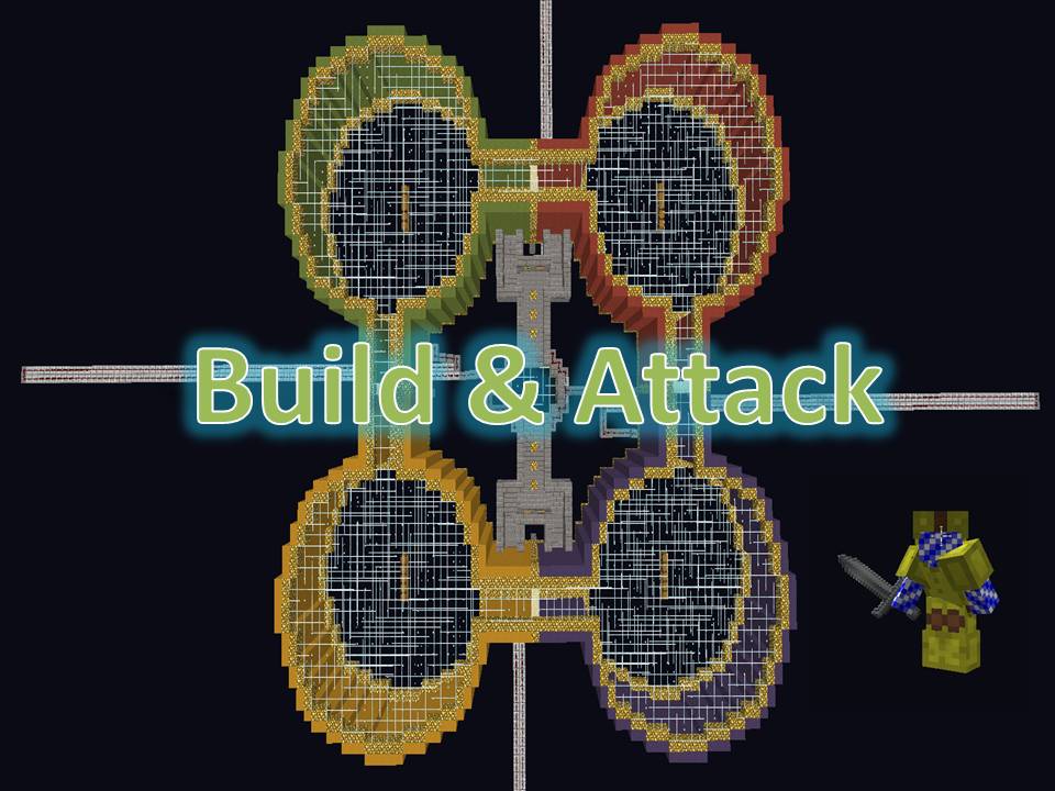 Build & Attack: Minecraft Minigame Minecraft Map