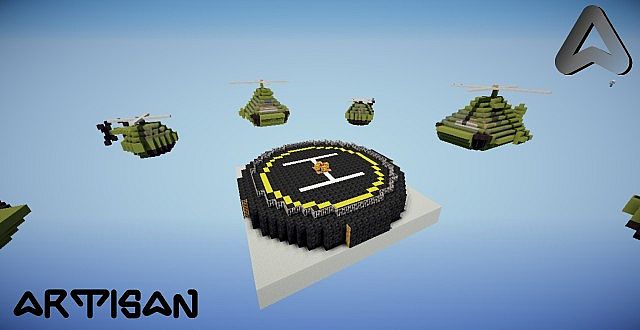 HeliPad - Sky Wars Map ~ Artisan Builds Team Minecraft Map