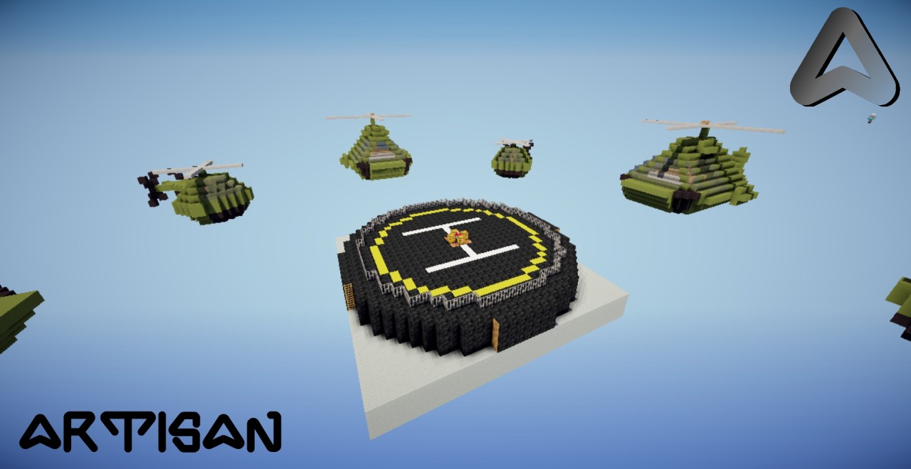 HeliPad - Sky Wars Map ~ Artisan Builds Team Minecraft Map