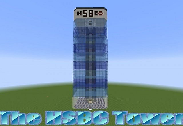 HSBC Tower London With Elevator Minecraft Map