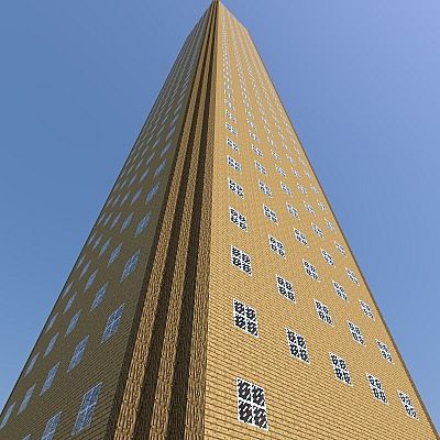 City Hall Tower (Wooden Tower) [V2] Minecraft Map