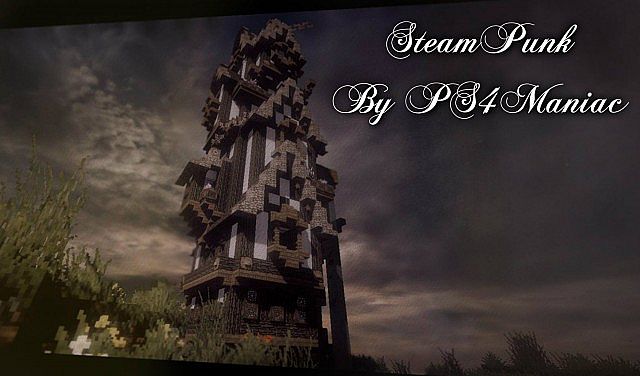 First Steampunk Home By PS4Maniac Minecraft Map
