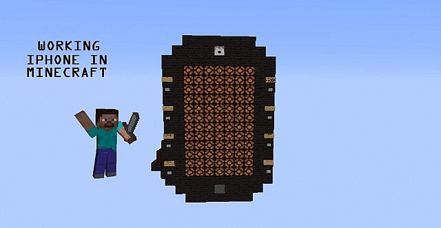 Working iphone Minecraft Map