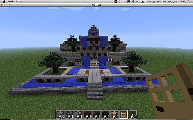 Beautiful Fountain Building Minecraft Map