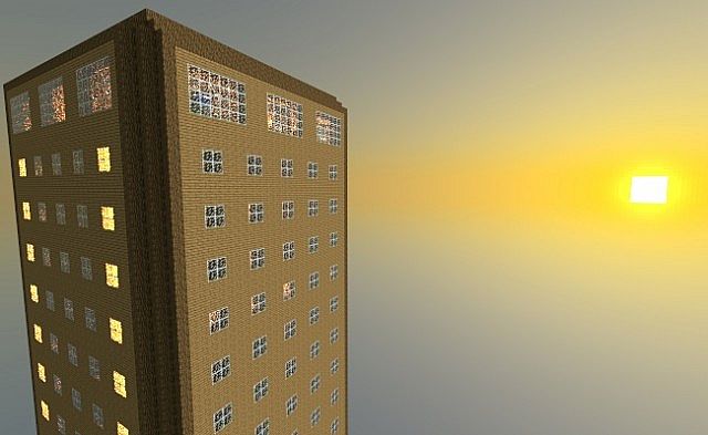 City Hall Tower (Wooden Tower) [V2] Minecraft Map
