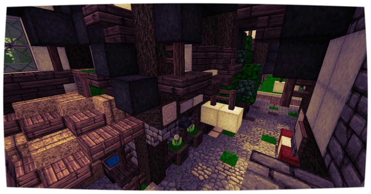The Alley Scene: A small plot build Minecraft Map
