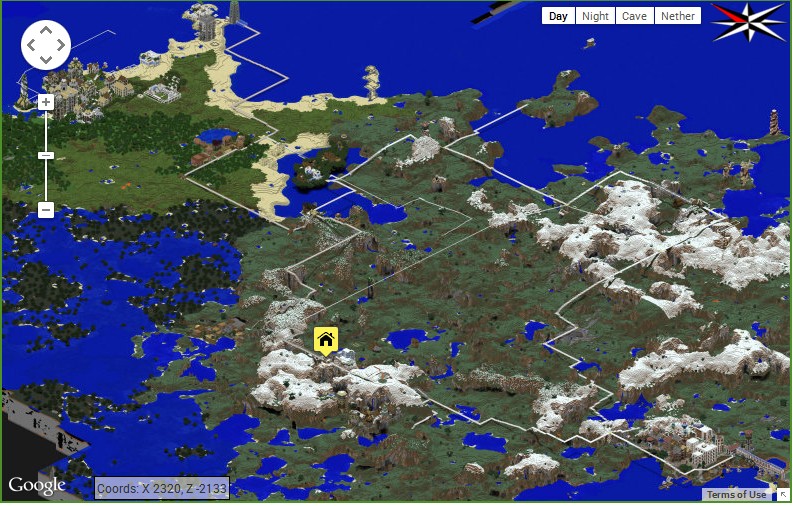 Big 22 City/Town World WIP Minecraft Map