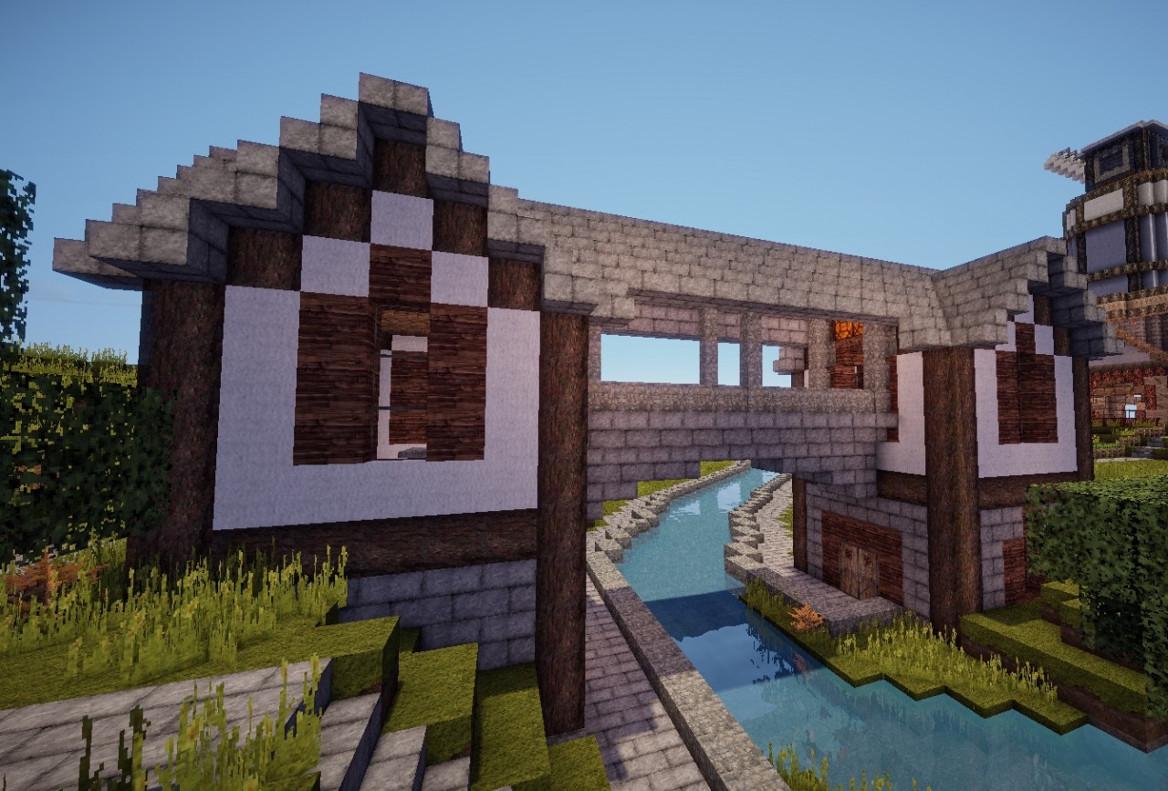 Medieval Tower Bridge Minecraft Map