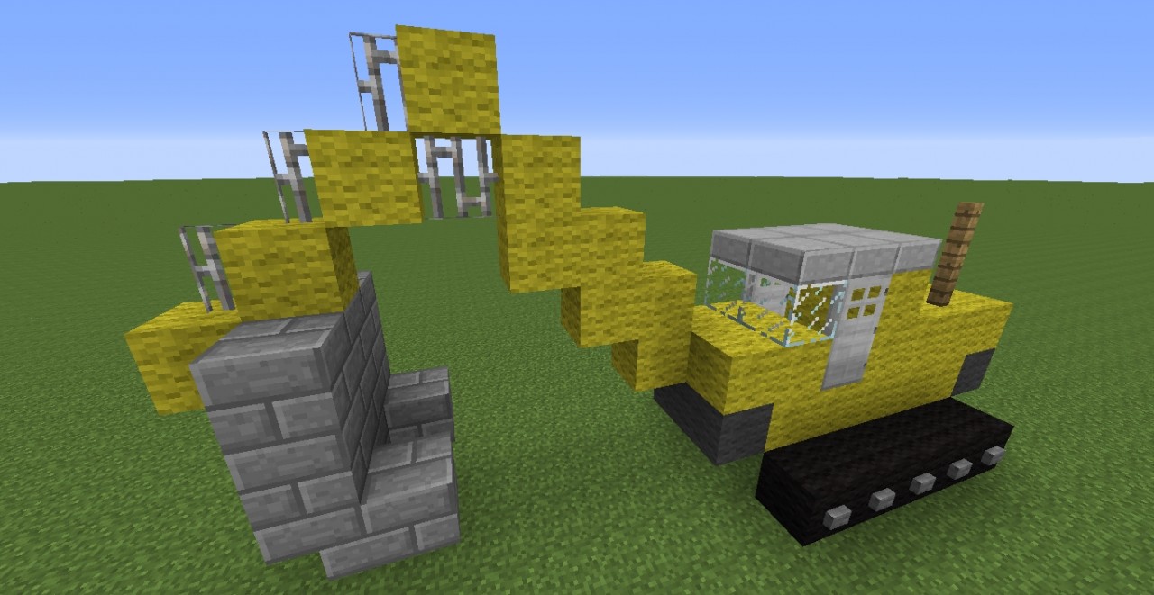 Modern excavator Minecraft Map