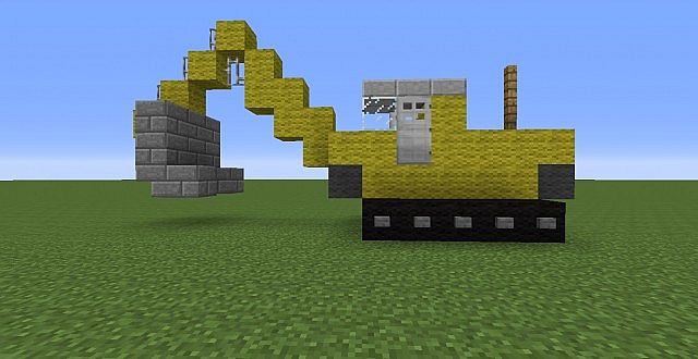 Modern excavator Minecraft Map
