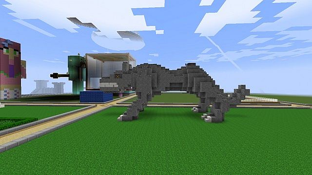 Wolf_Statue Minecraft Map