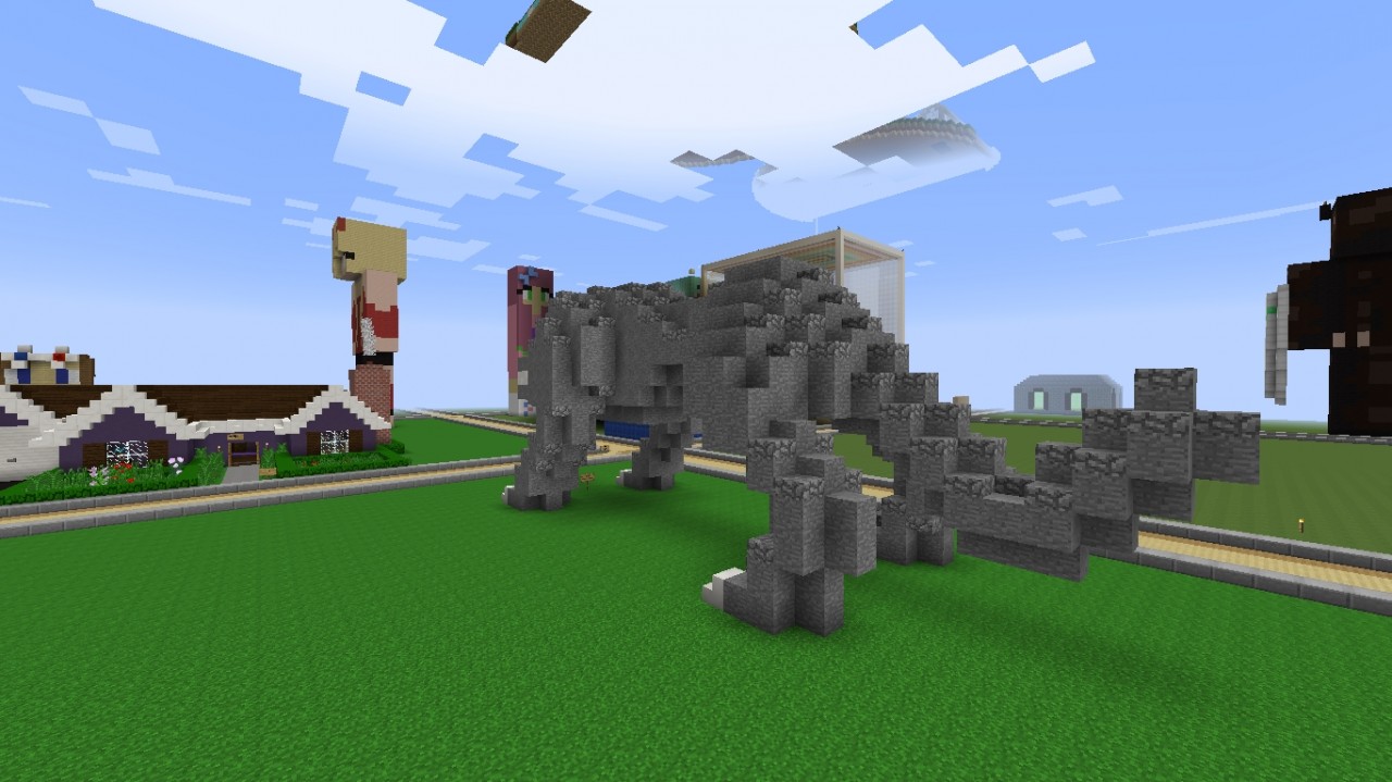 Wolf_Statue Minecraft Map