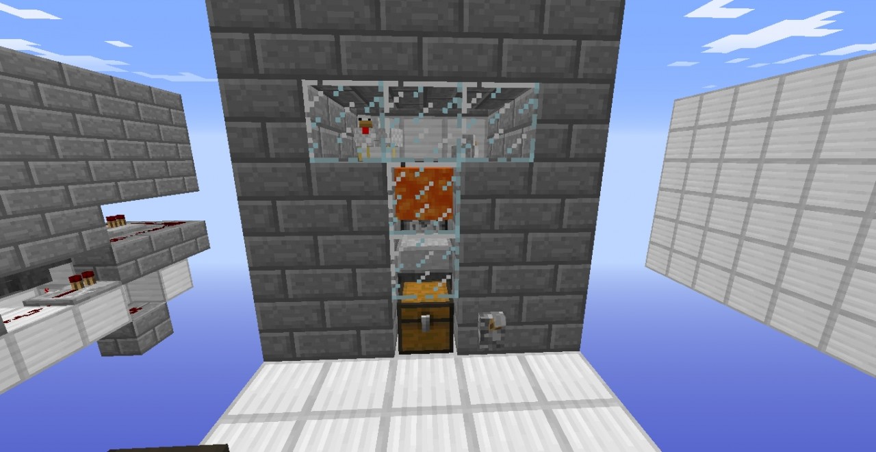 Minecraft | Redstone Tutorial | Auto Chicken/Egg Farm Minecraft Map