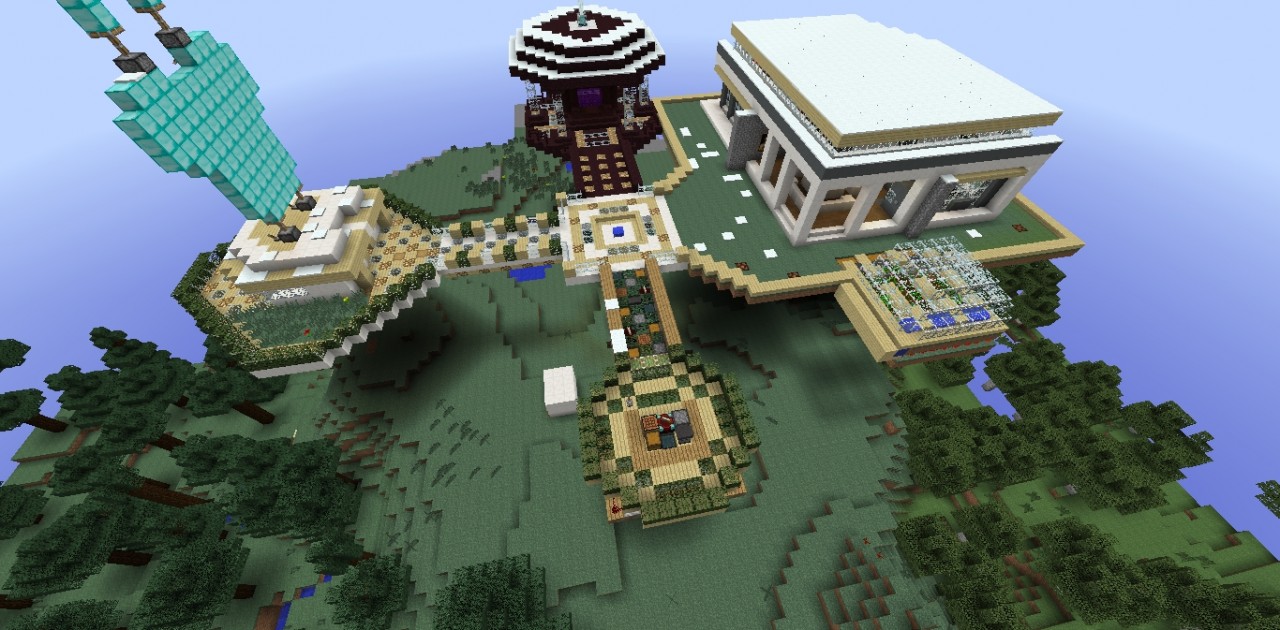 modern air house Minecraft Map