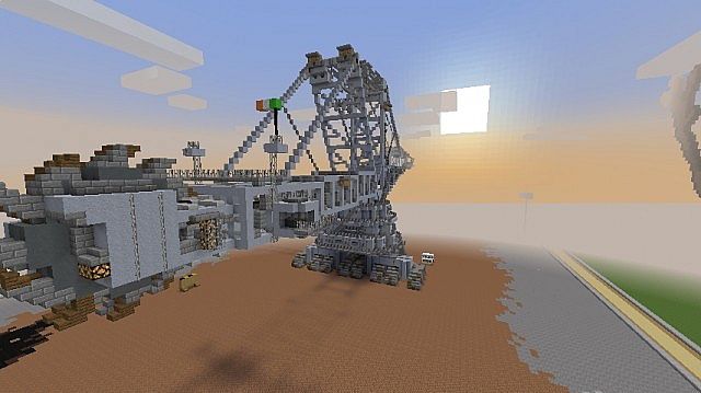 Bucket wheel excavator Minecraft Map
