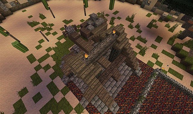 Catapult Hero- [Working Minecraft Catapult] Minecraft Map