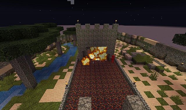 Catapult Hero- [Working Minecraft Catapult] Minecraft Map